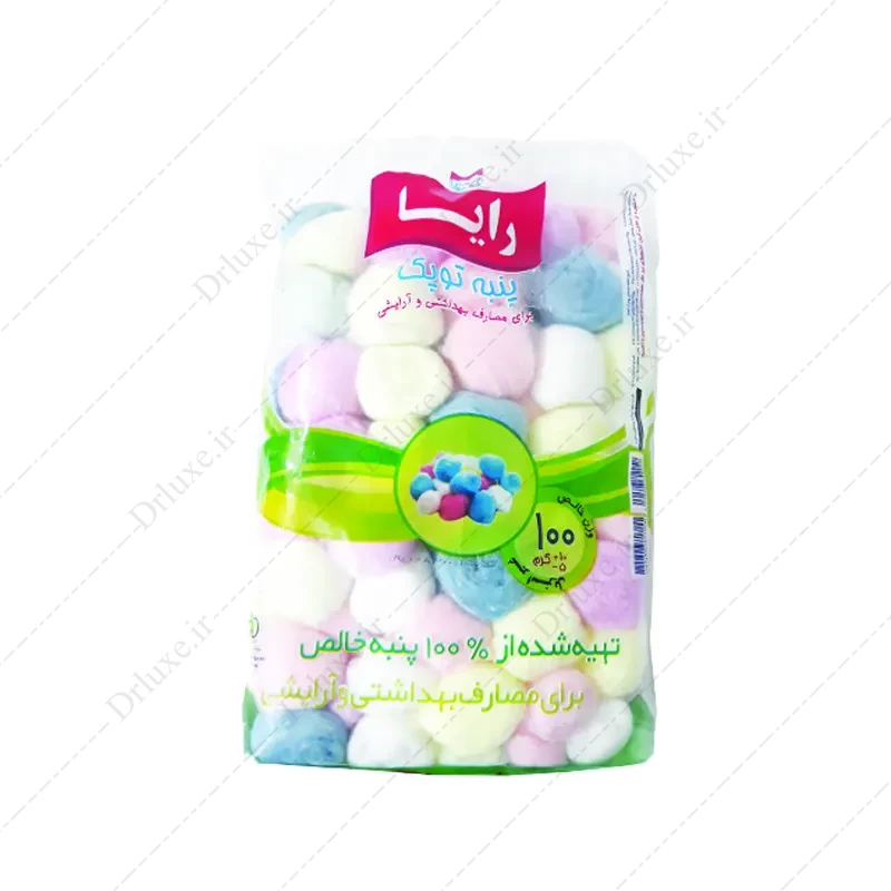 پنبه توپکی رایا 100 گرم